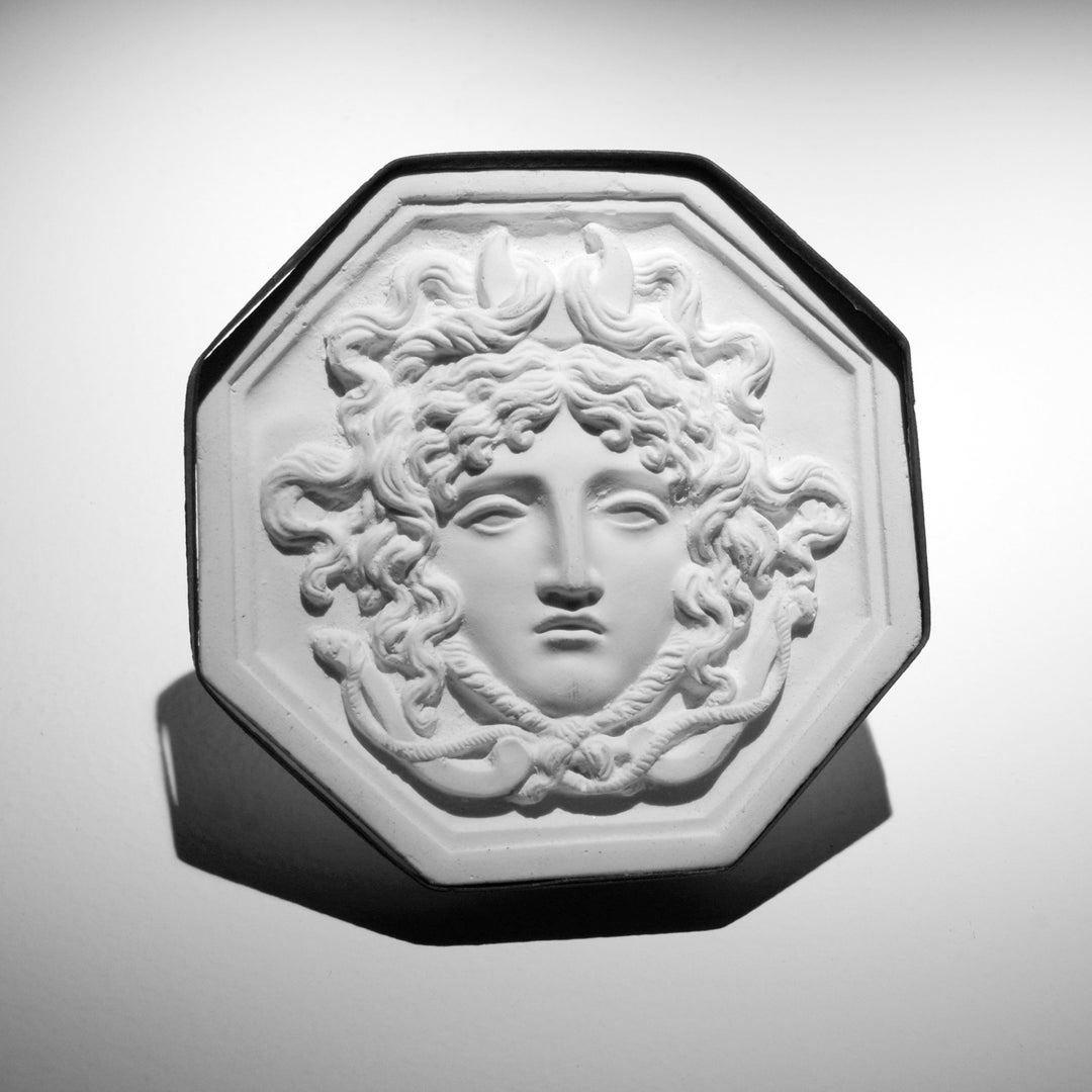 P162 Medusa Intaglio Cameo Plaster Cast - Etsy