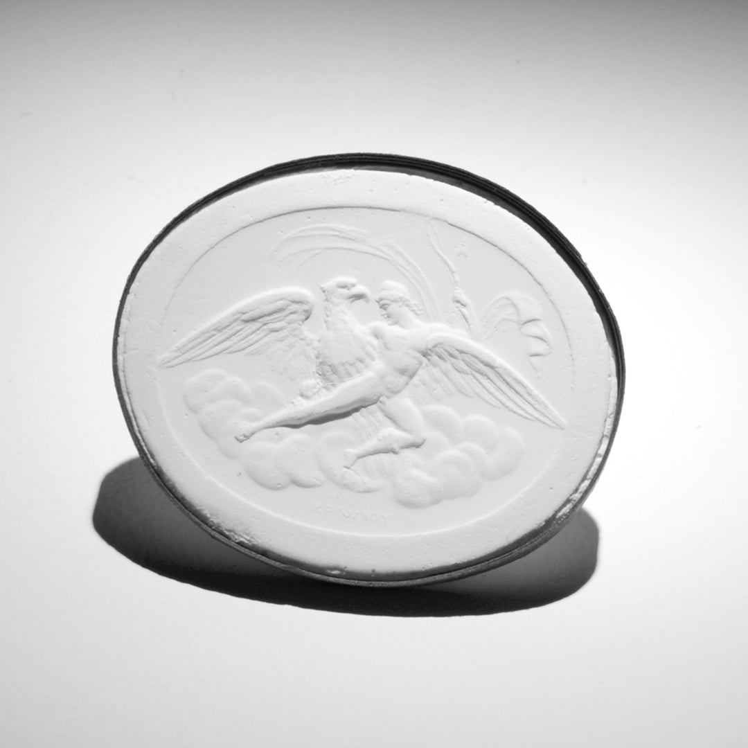P111, Ganymede and Zeus, Intaglio, Cameo, Plaster Cast, Impression From ...