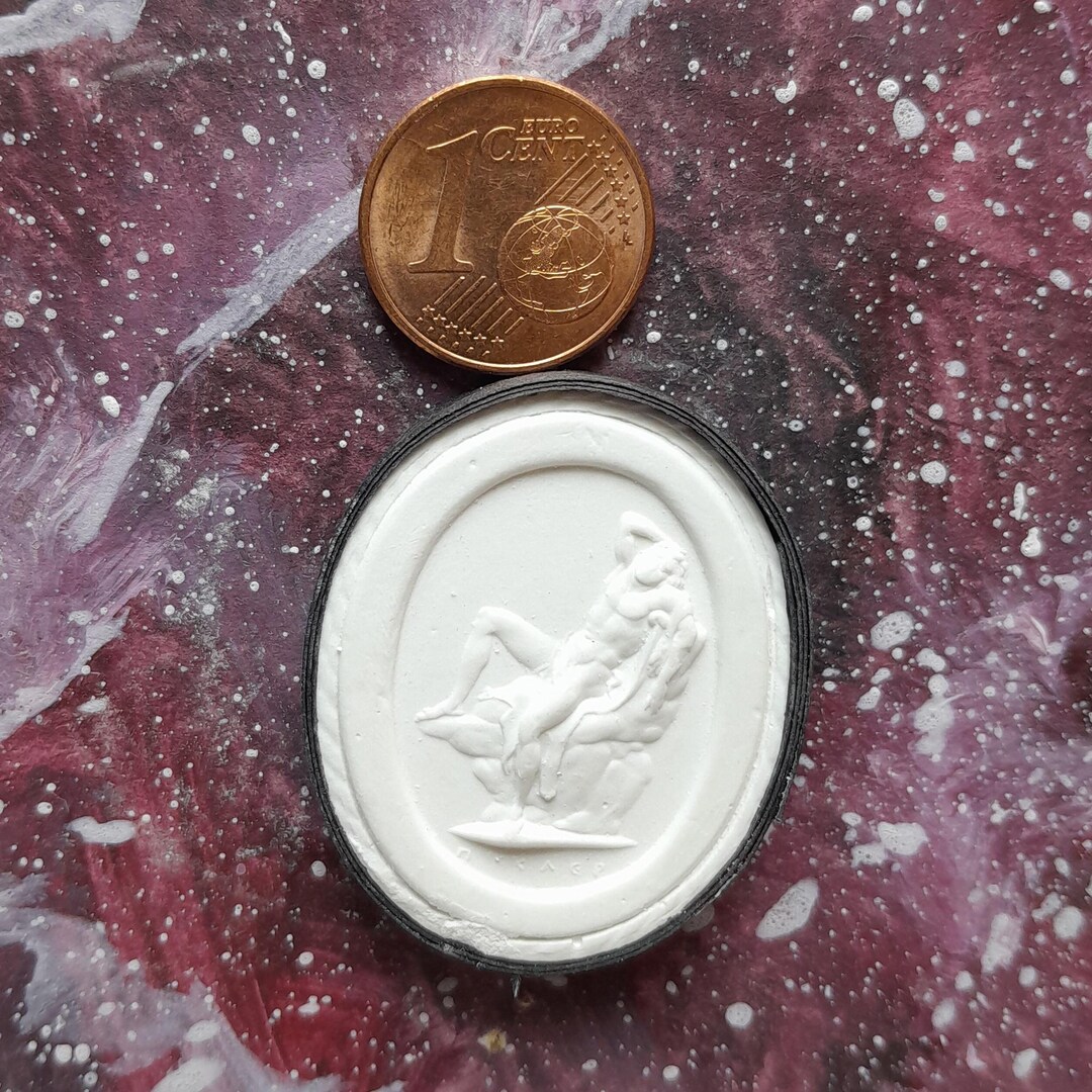 P304 Barberini Faun Cameo Plaster Cast Intaglio Reproduction From the ...
