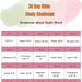 Bible Study Planner: 30-day Printable Challenge | A4 Size | Study Guide ...