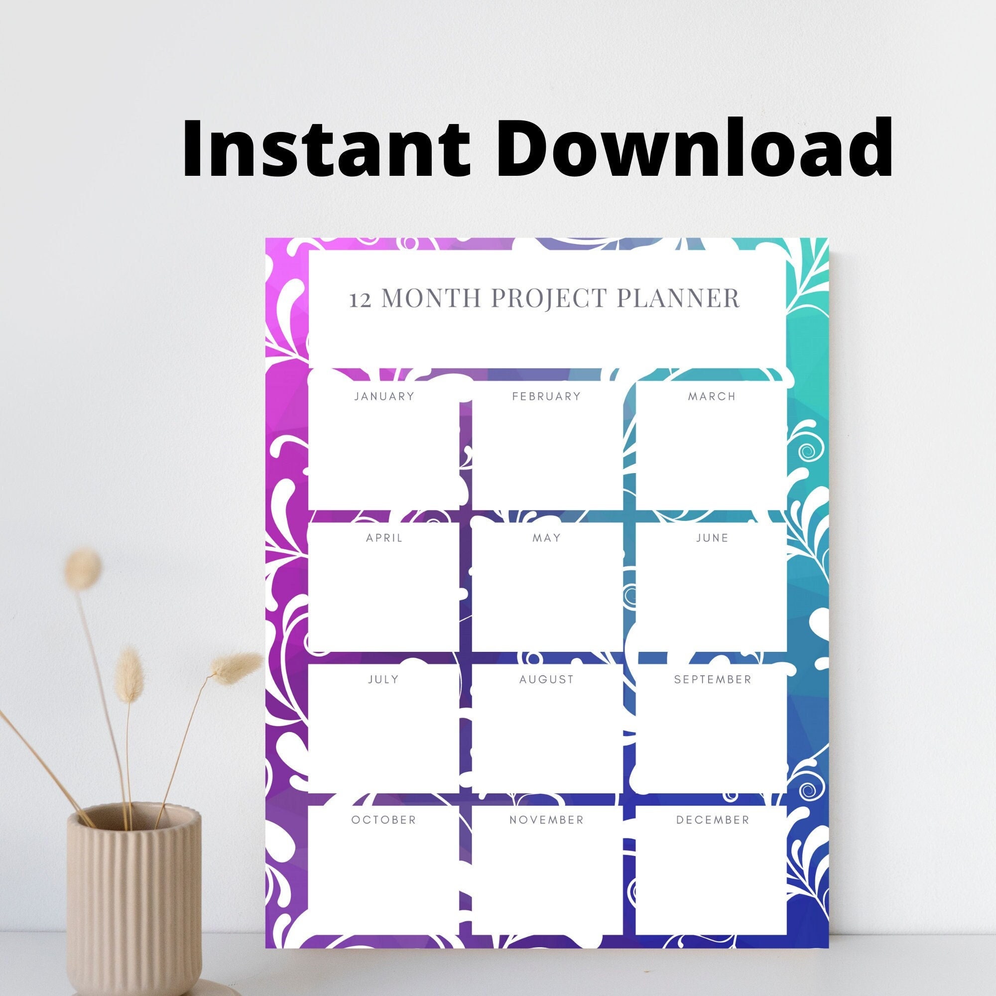 Project Planner Printable - Etsy