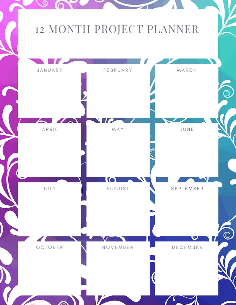 Project Planner Printable - Etsy