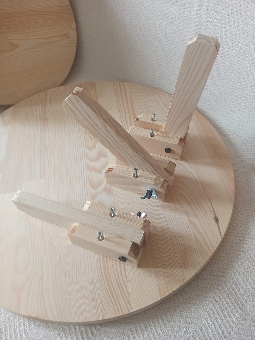 Wooden Folding Leg Set, Folding Legs, Wooden Leg Set, Coffee Table Leg ...