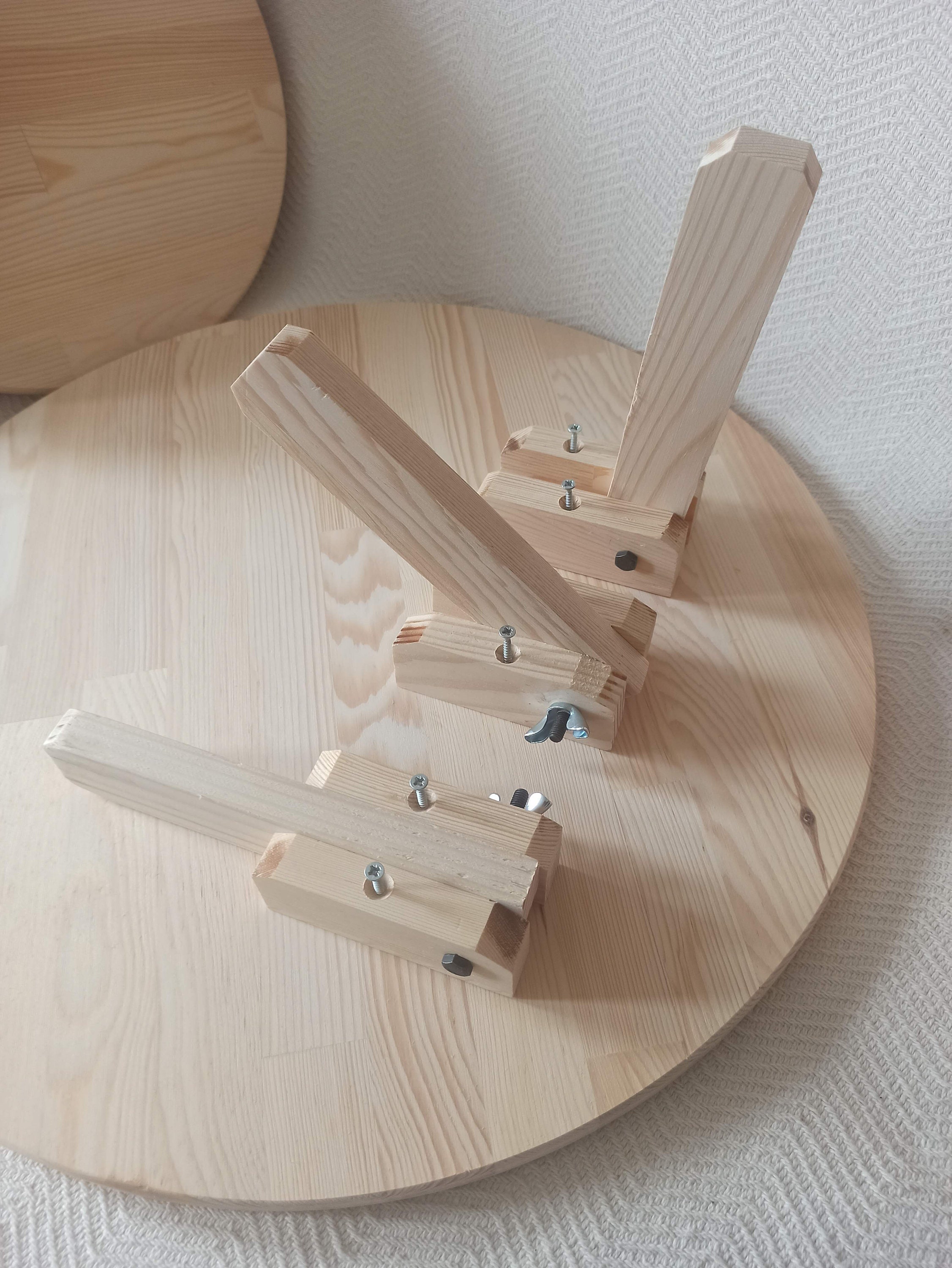 Wooden Folding Leg Set, Folding Legs, Wooden Leg Set, Coffee Table Leg ...