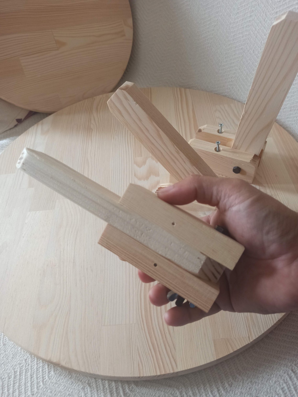 Wooden Folding Leg Set, DIY Table Legs - Etsy