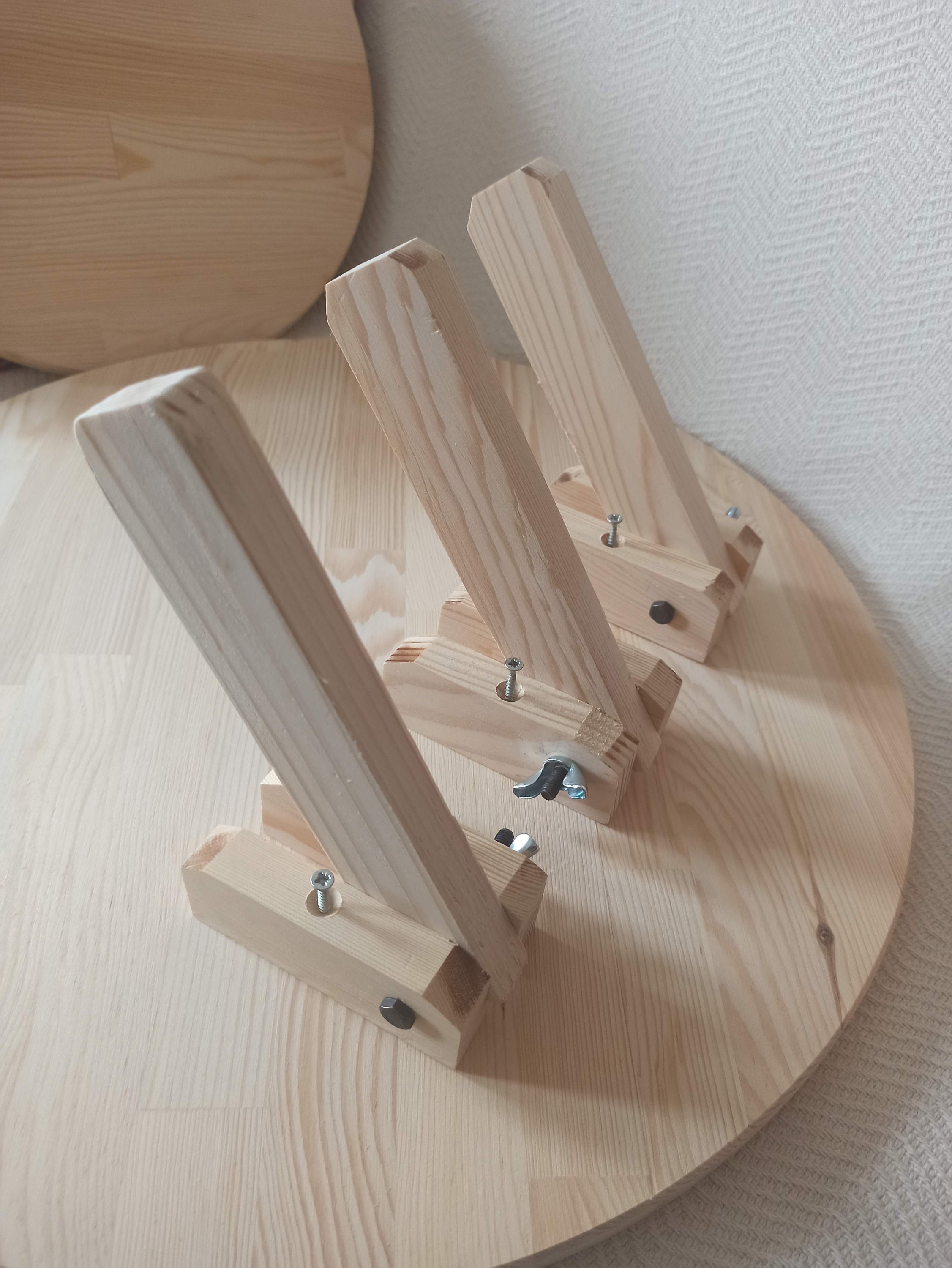 Wooden Folding Leg Set, Folding Legs, Wooden Leg Set, Coffee Table Leg ...