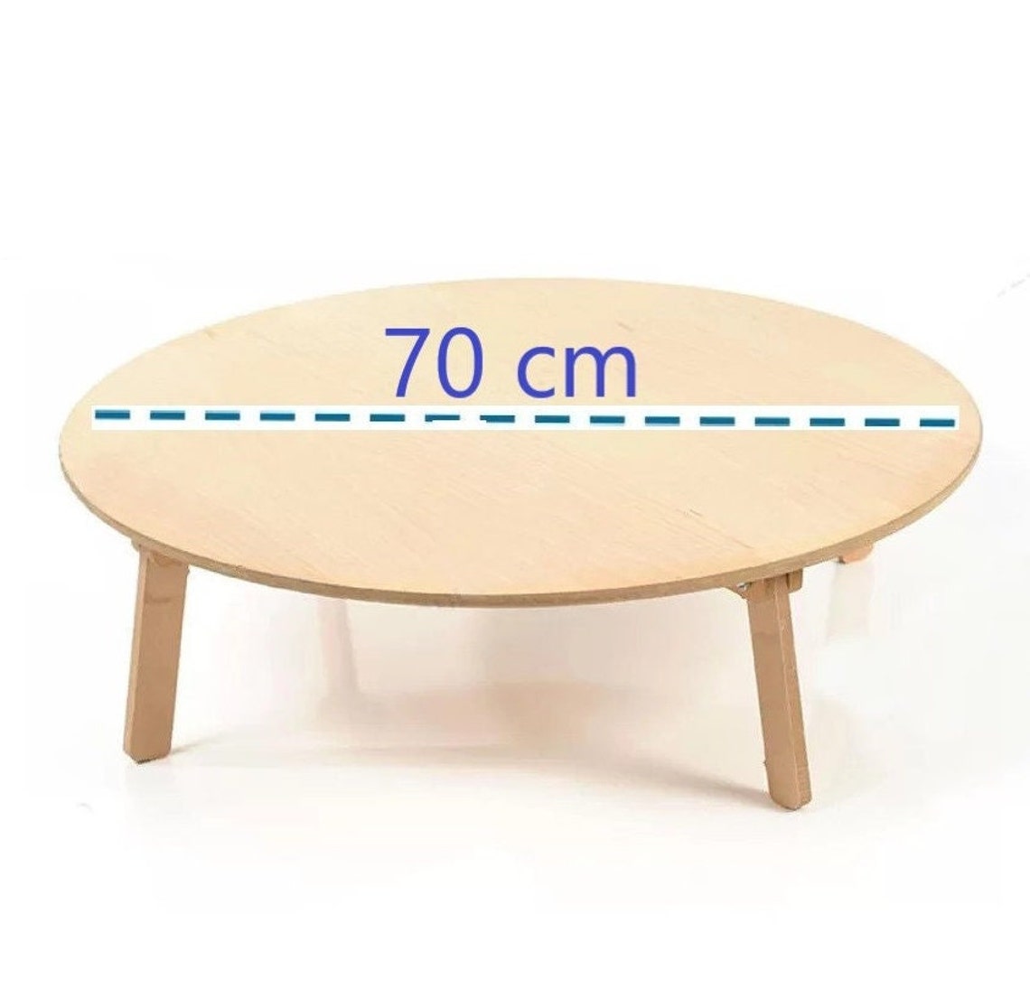 70cm Wooden Low Tableoutdoor Furnituremontessori - Etsy