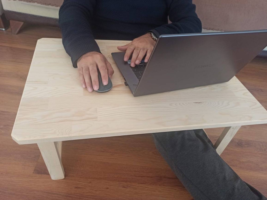 Low Wooden Folding Tablet Desk, Breakfast Desk, Ergonomic Furniture ...