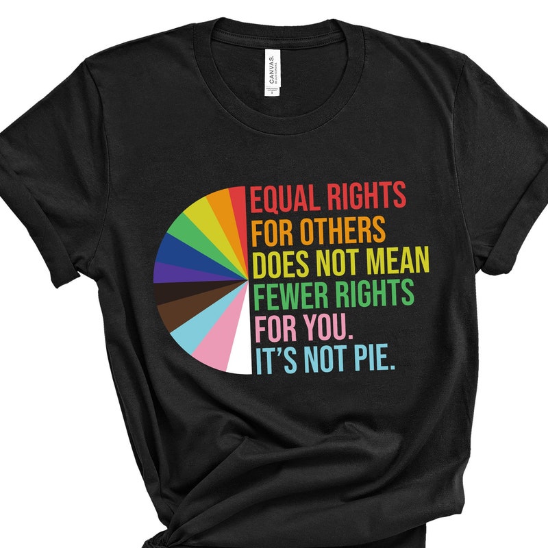 Equal Rights Pie Tshirt - Etsy UK