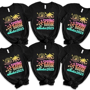 Spring Break 2025 Shirt, Beach Vibes 2025 Shirt, Beach Shirts, Family ...