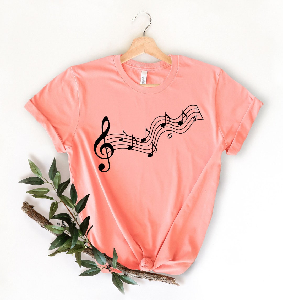 Music Notes Shirt, Music Lover Shirt, Gift for Music Lovers, Music ...