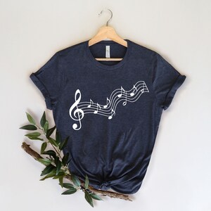 Music Notes Shirt, Music Lover Shirt, Gift for Music Lovers, Music ...