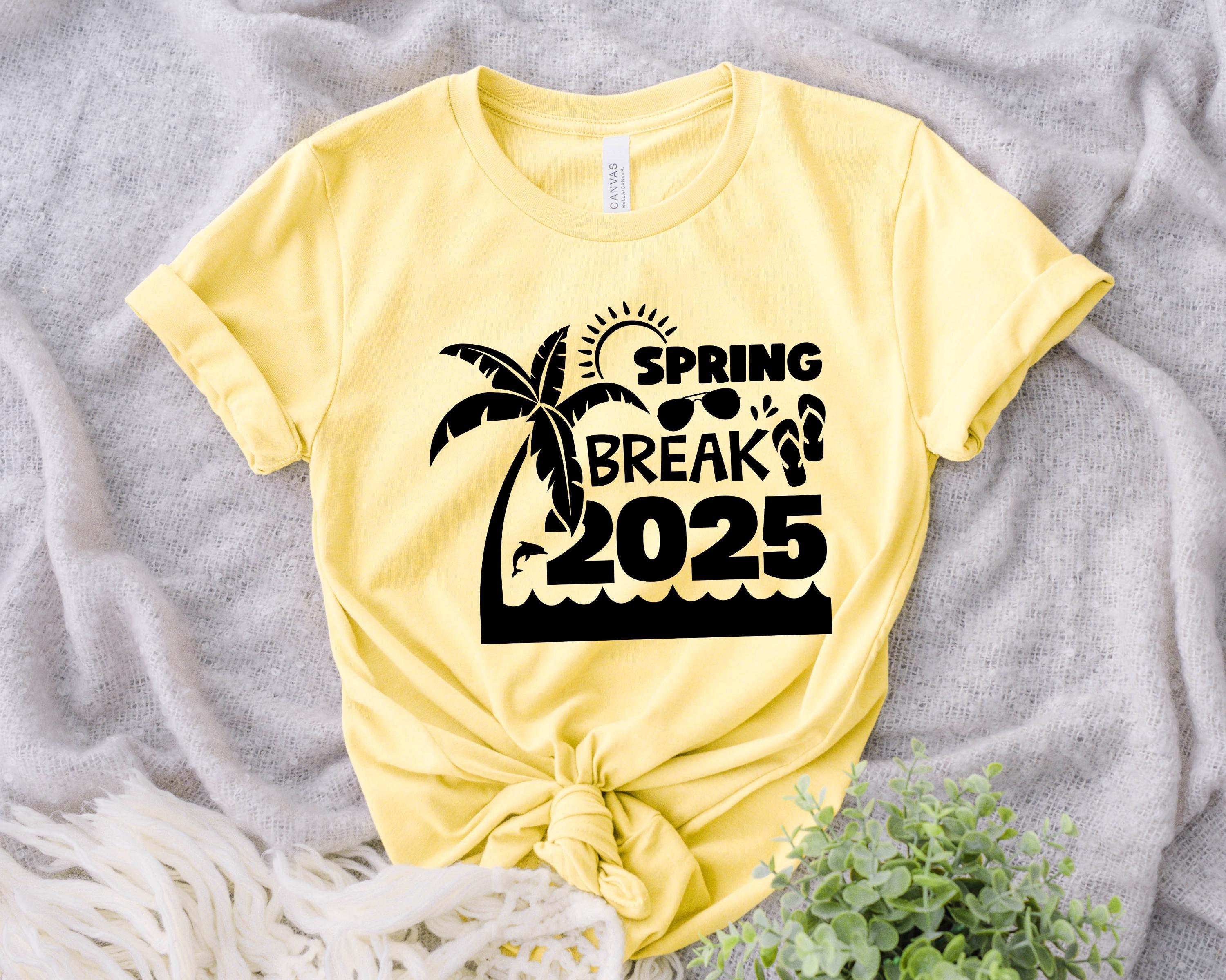 Spring Break Shirt, Beach Vibes 2025 Shirt, Beach Shirts, Family ...