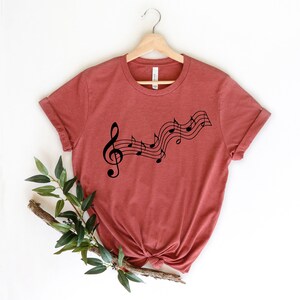 Music Notes Shirt, Music Lover Shirt, Gift for Music Lovers, Music ...