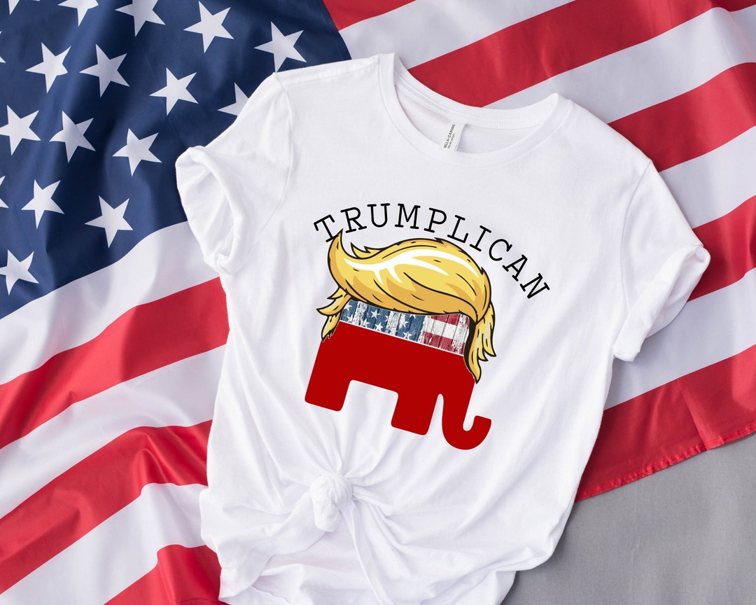 Trumplican Leopard Flag Design a Unisex Short Sleeve Shirt/republican ...