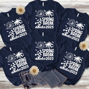 Spring Break 2025 Shirt, Beach Vibes 2025 Shirt, Beach Shirts, Family ...