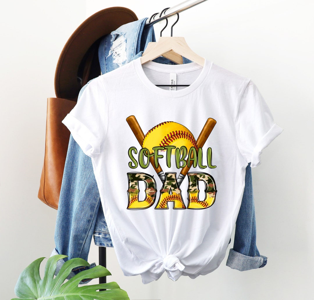 Softball Dad Shirts, Softball Dad T Shirt, Softball Shirts for Dad, Family Softball Shirts, Game ...