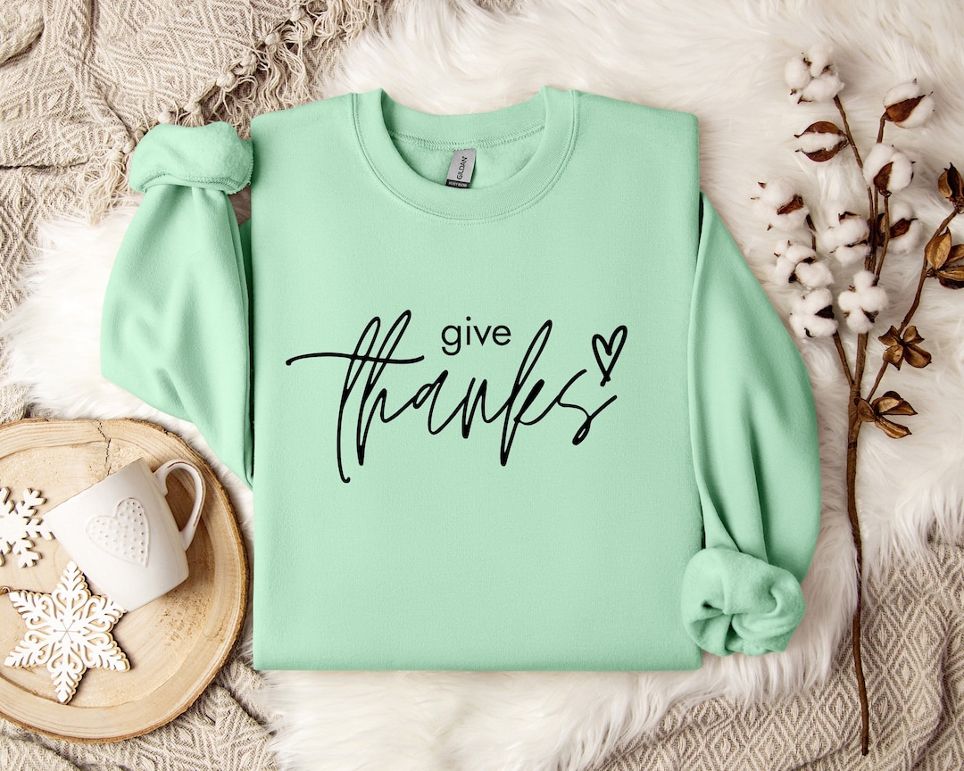 Give Thanks Shirt, Thanksgiving Shirt, Thanksgiving Gift,fall Shirt ...