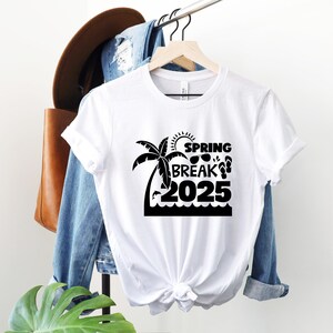 Spring Break Shirt, Beach Vibes 2025 Shirt, Beach Shirts, Family ...