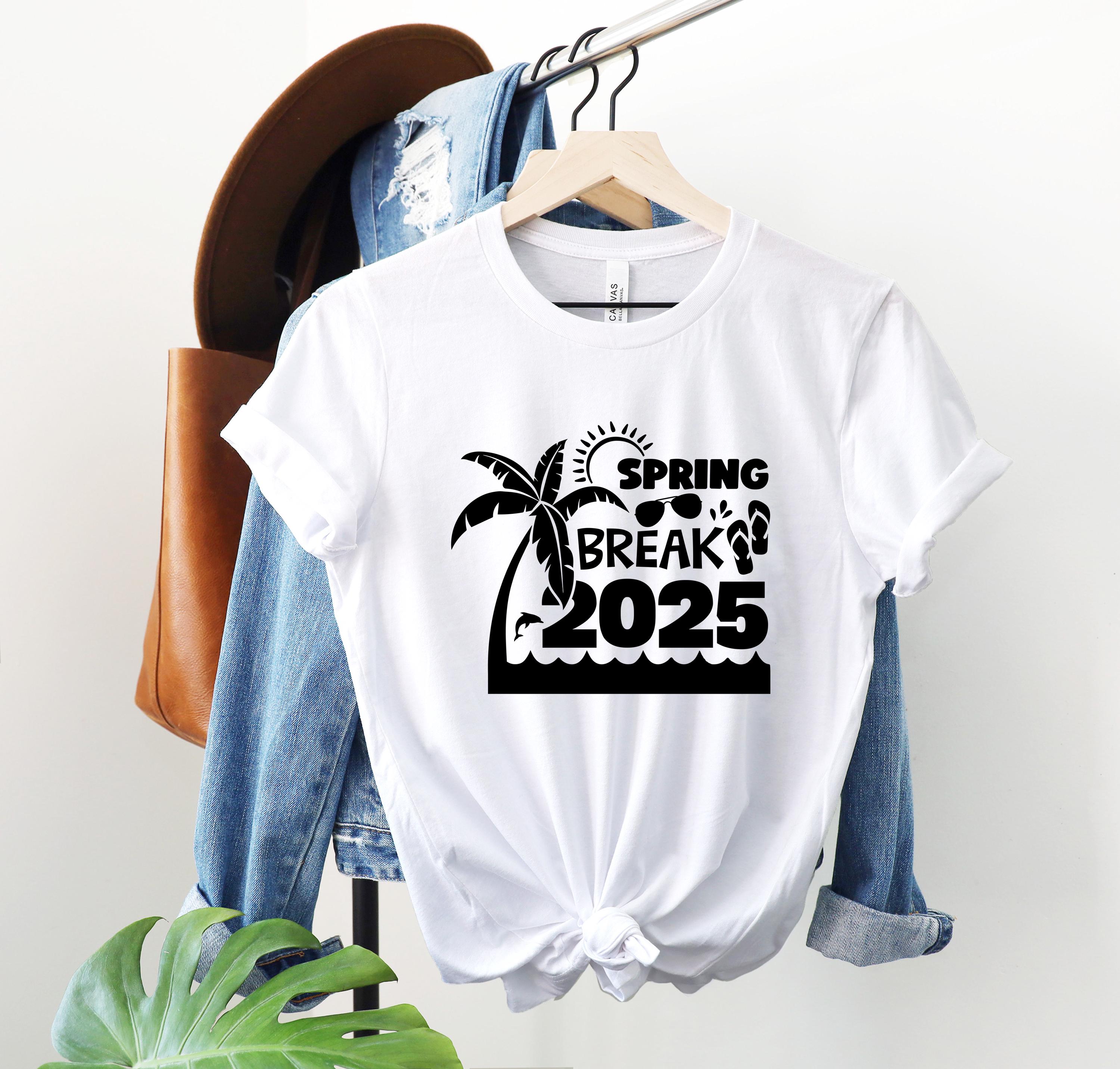 Spring Break Shirt, Beach Vibes 2025 Shirt, Beach Shirts, Family ...