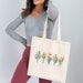 Flowers Tote Bag, Wildflower Cute Tote Bag, Botanical Floral Tote Bag ...