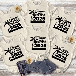 Spring Break Shirt, Beach Vibes 2025 Shirt, Beach Shirts, Family ...