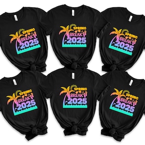 Spring Break Shirt, Beach Vibes 2025 Shirt, Beach Shirts, Family ...