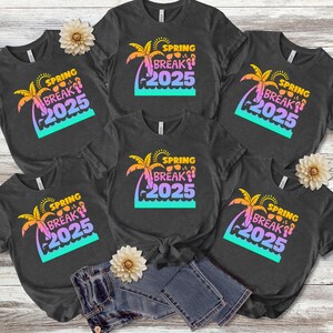 Spring Break Shirt, Beach Vibes 2025 Shirt, Beach Shirts, Family ...