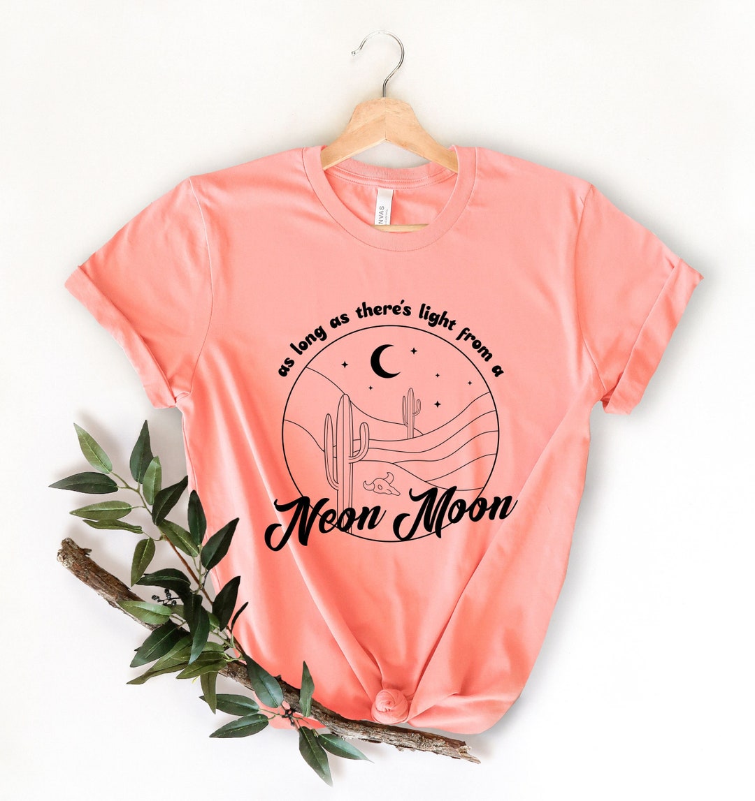 Neon Moon Tee, Neon Moon Shirt, Country Music Tee, Country Music Shirt ...