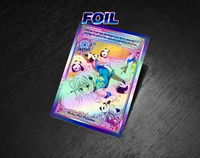 FOIL Infinity Rare Koneko Toujou, Baby Pet Pandas Action/defend High ...