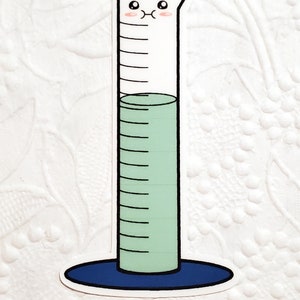 Graduated Cylinder Vinyl | Decorative | Science Stickers | Journal ...