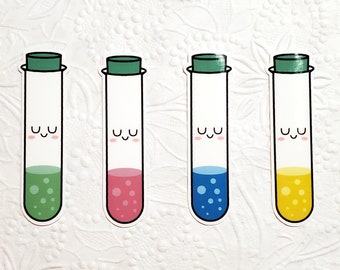 Test Tube Sticker - Etsy