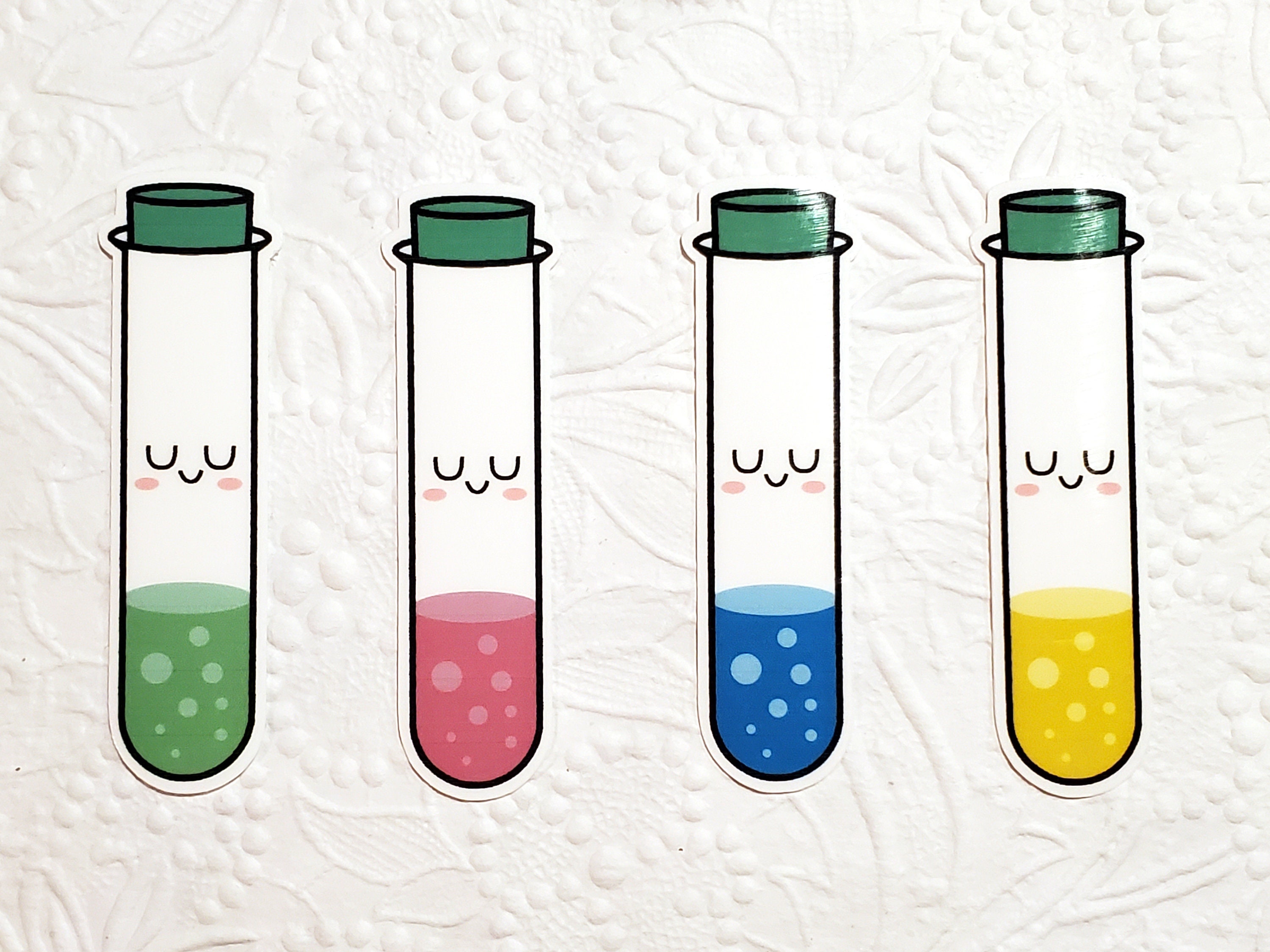 Cute Cartoon Test Tube