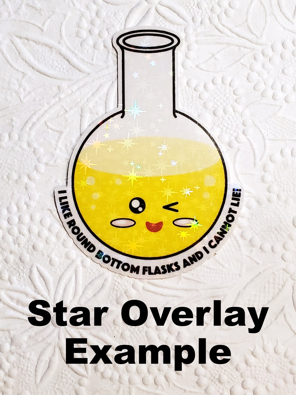 Surprised Beaker Vinyl | Decorative | Science Stickers | Journal ...