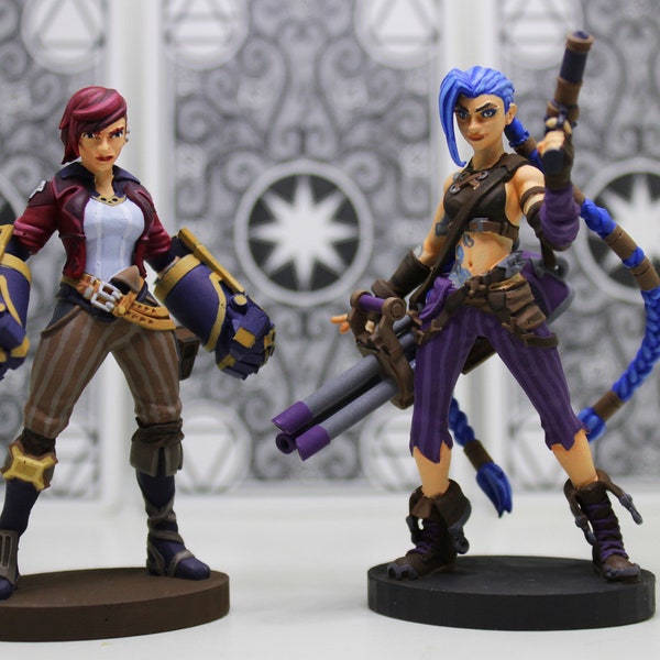 Arcane Jinx Figurine - Etsy