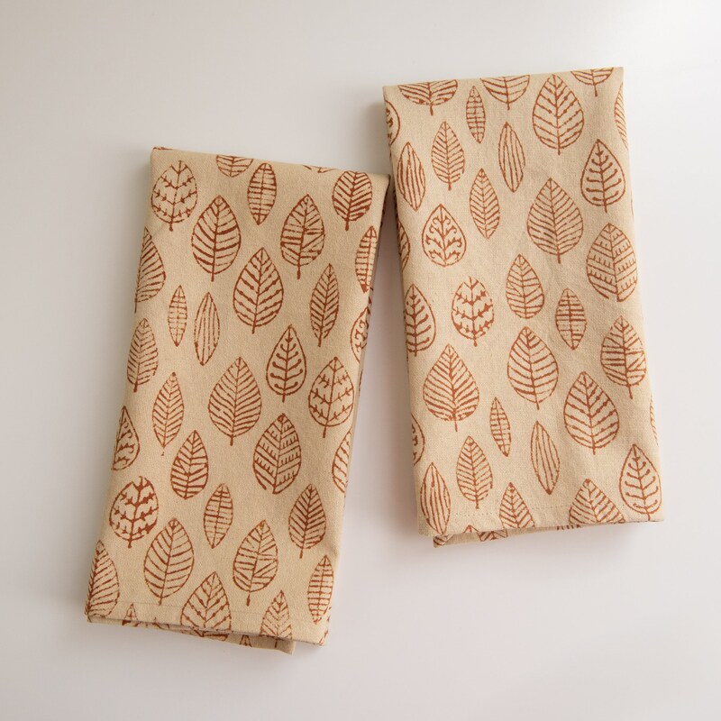 Block Print Napkins - Etsy