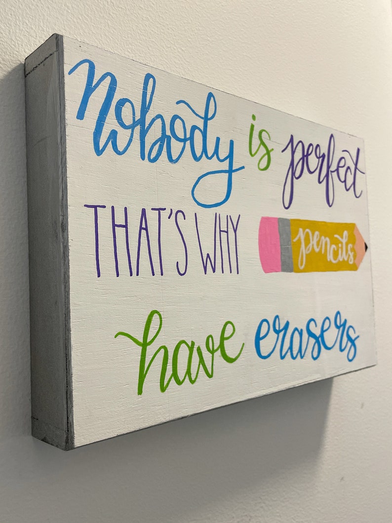 Classroom Decor Sign With Quote for Teachers Nobody's - Etsy