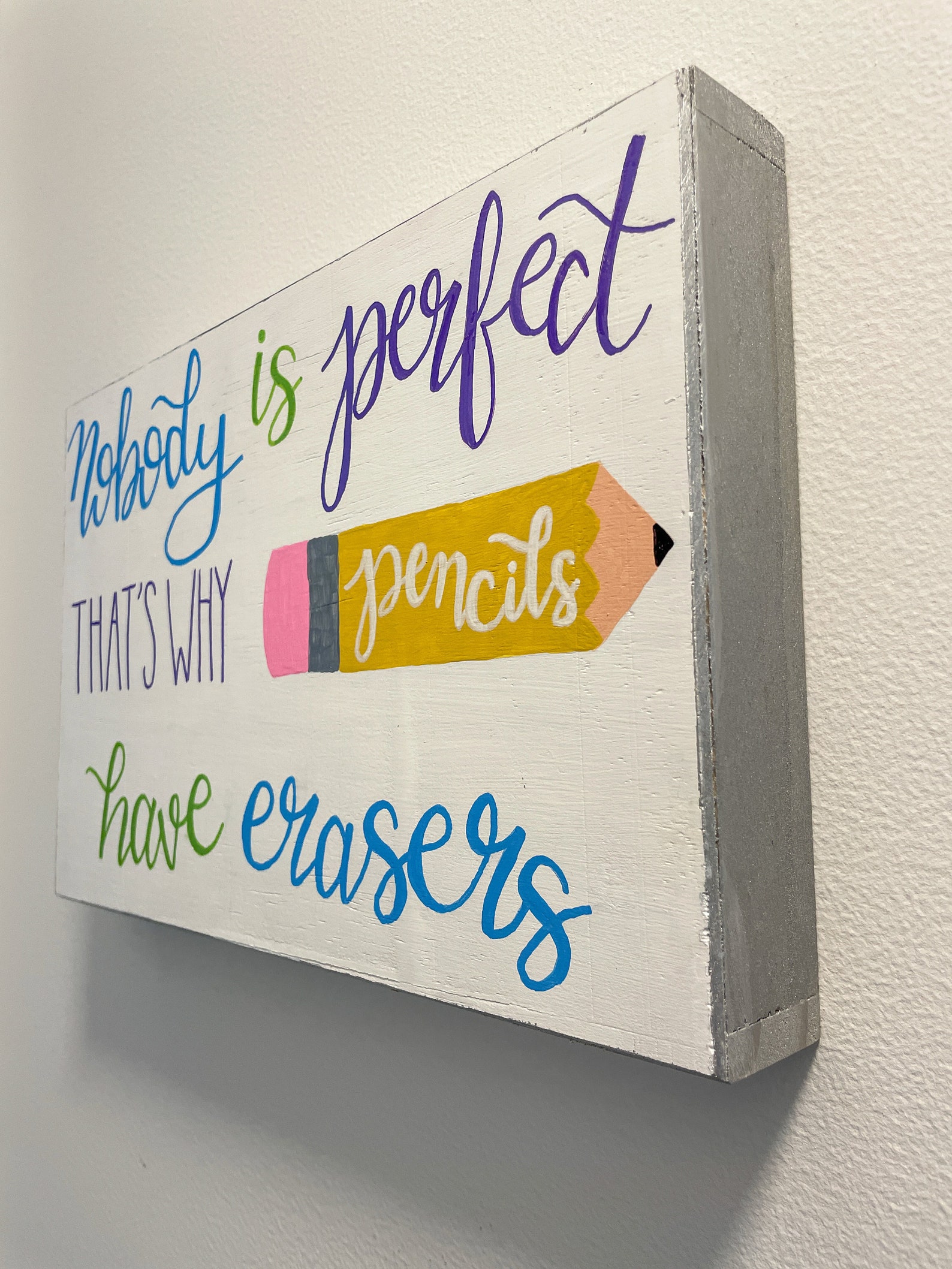 Classroom Decor Sign With Quote for Teachers Nobody's | Etsy