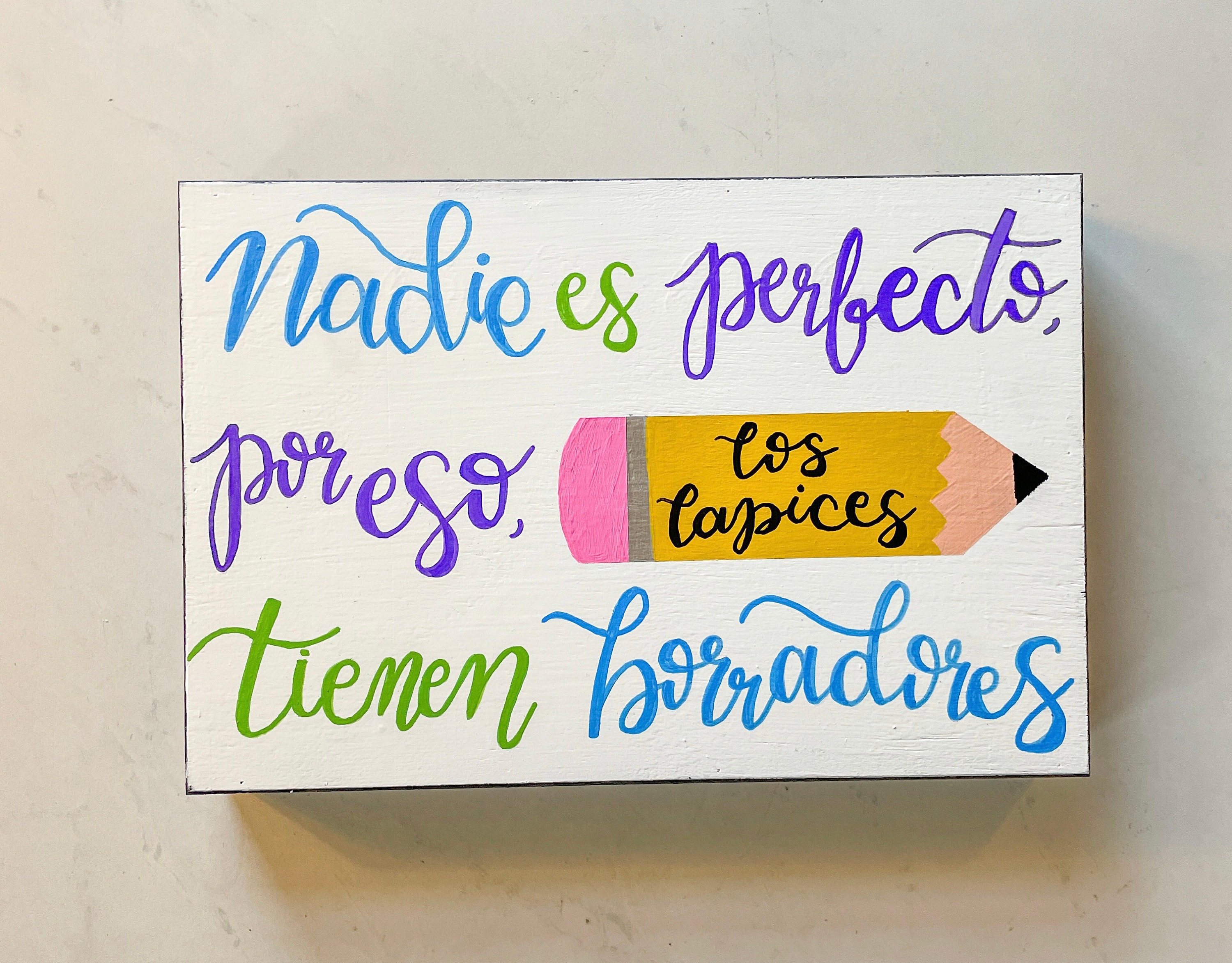 Classroom Decor Sign With Quote for Teachers Nobody's - Etsy