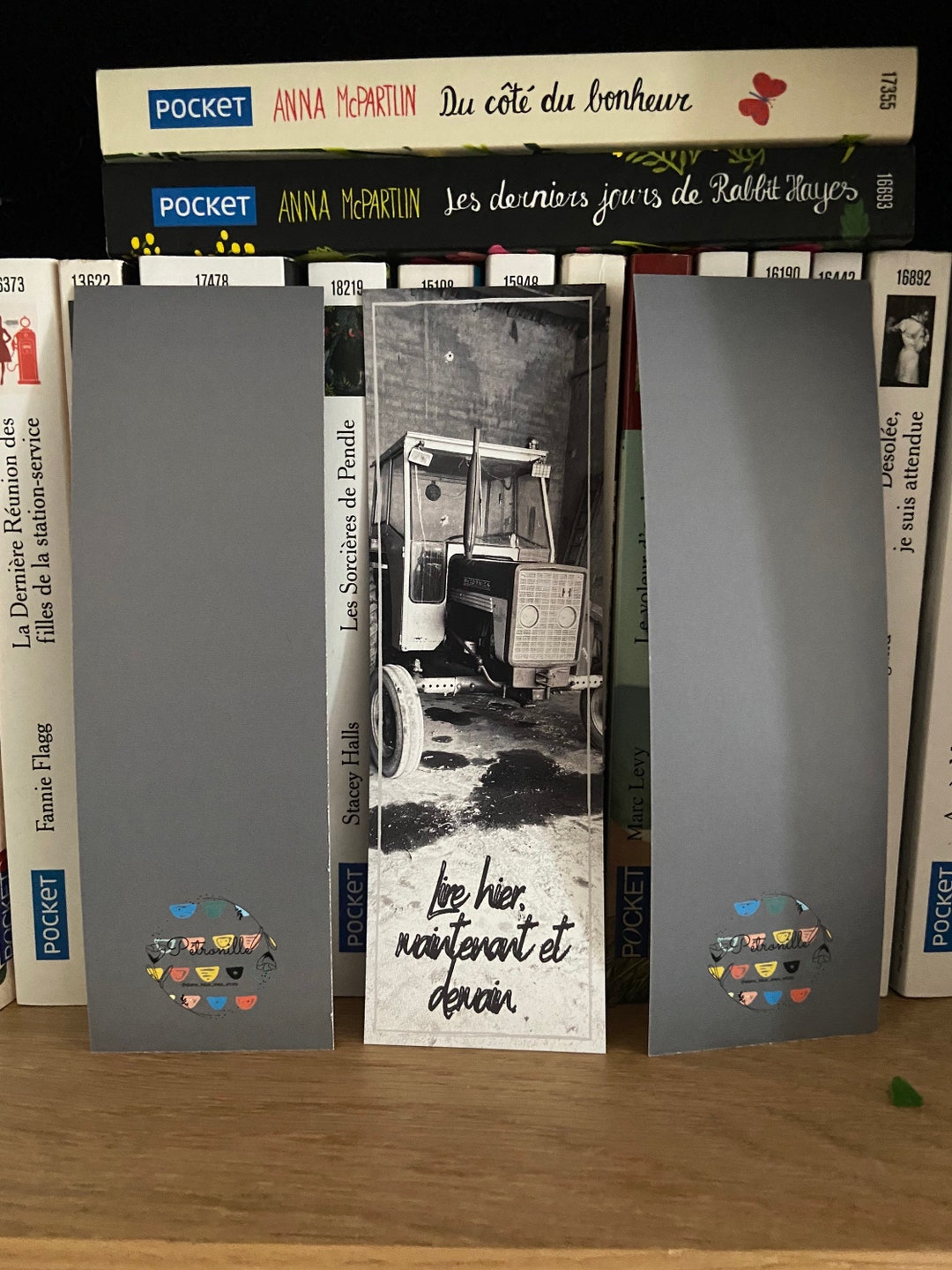 Tractor Bookmark Read Yesterday, Now and Tomorrow - Etsy