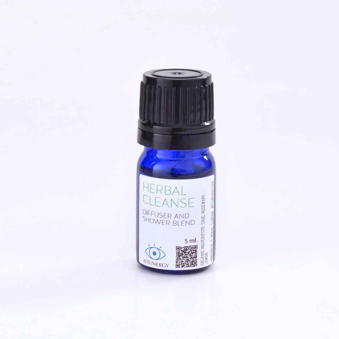 Herbal Cleanse Natural Diffuser and Shower Blend, Undiluted, Mood ...