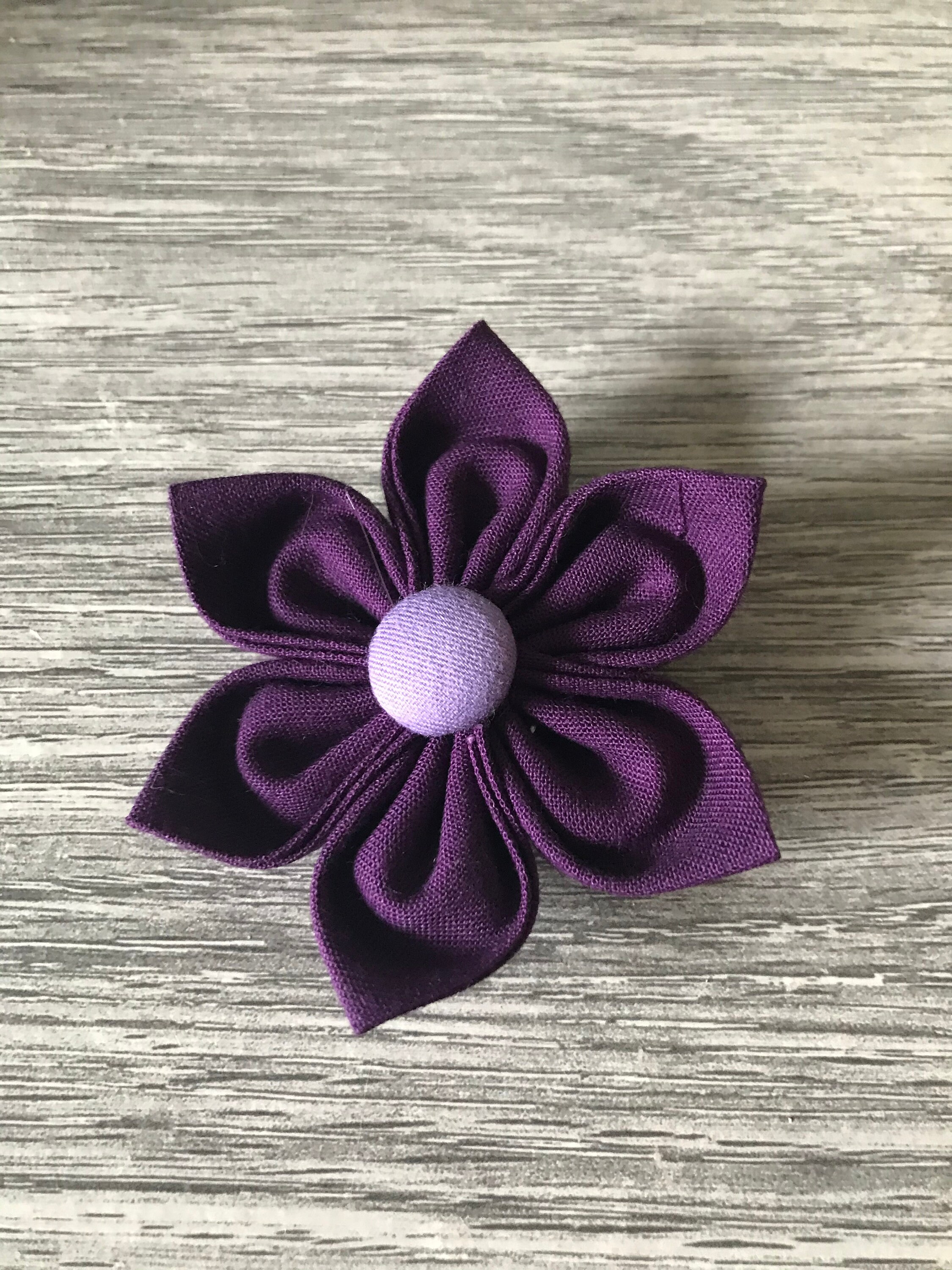 NEW Solid Purple Collar Flowers - Etsy