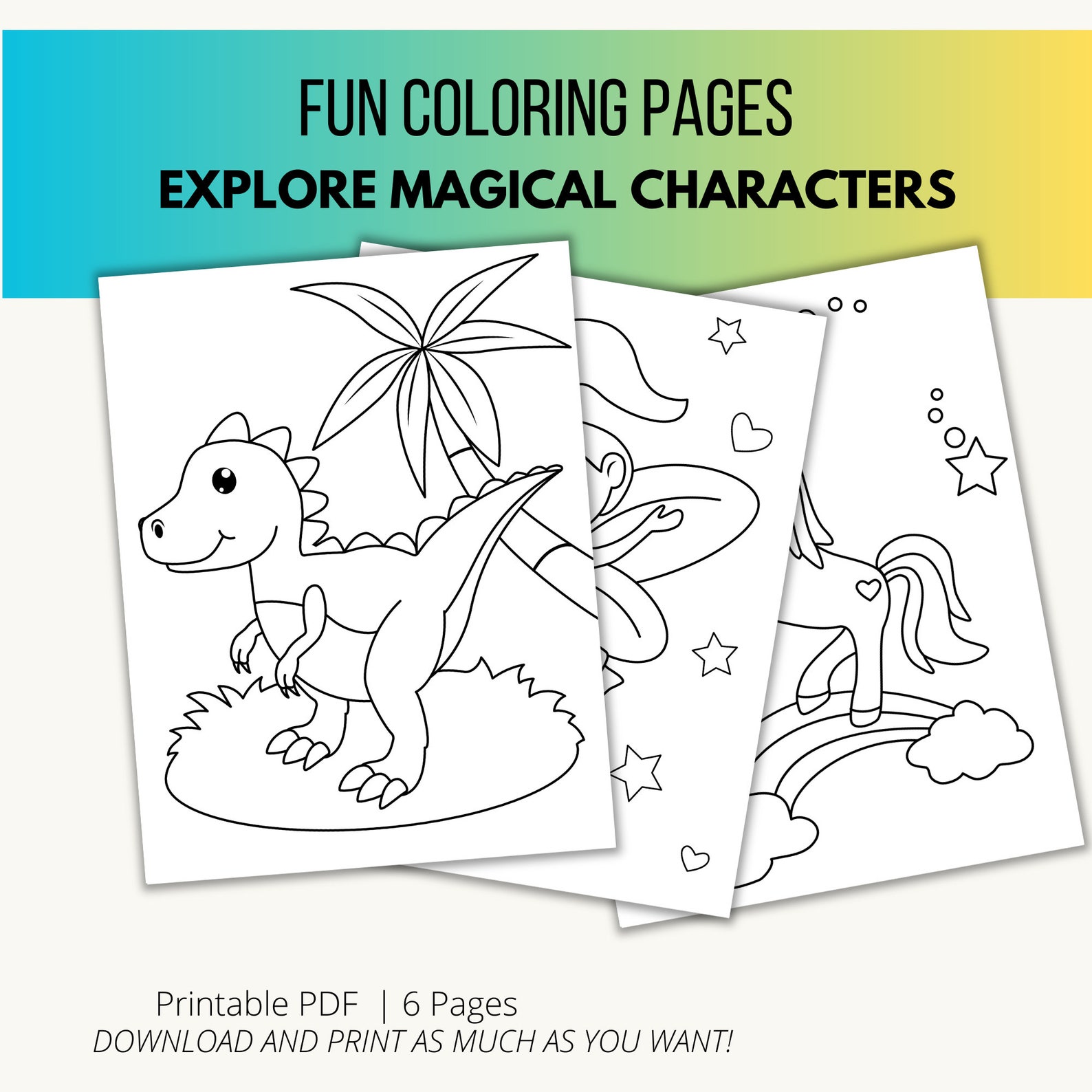 Coloring Pages for Kids, Printable Coloring Pages, Homeschool Coloring ...