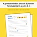 Student Planner and Journal, Growth Mindset Journal, Printable School ...