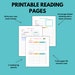 Reading Log Printable for Kids, Book Tracker, Reading Summary for ...