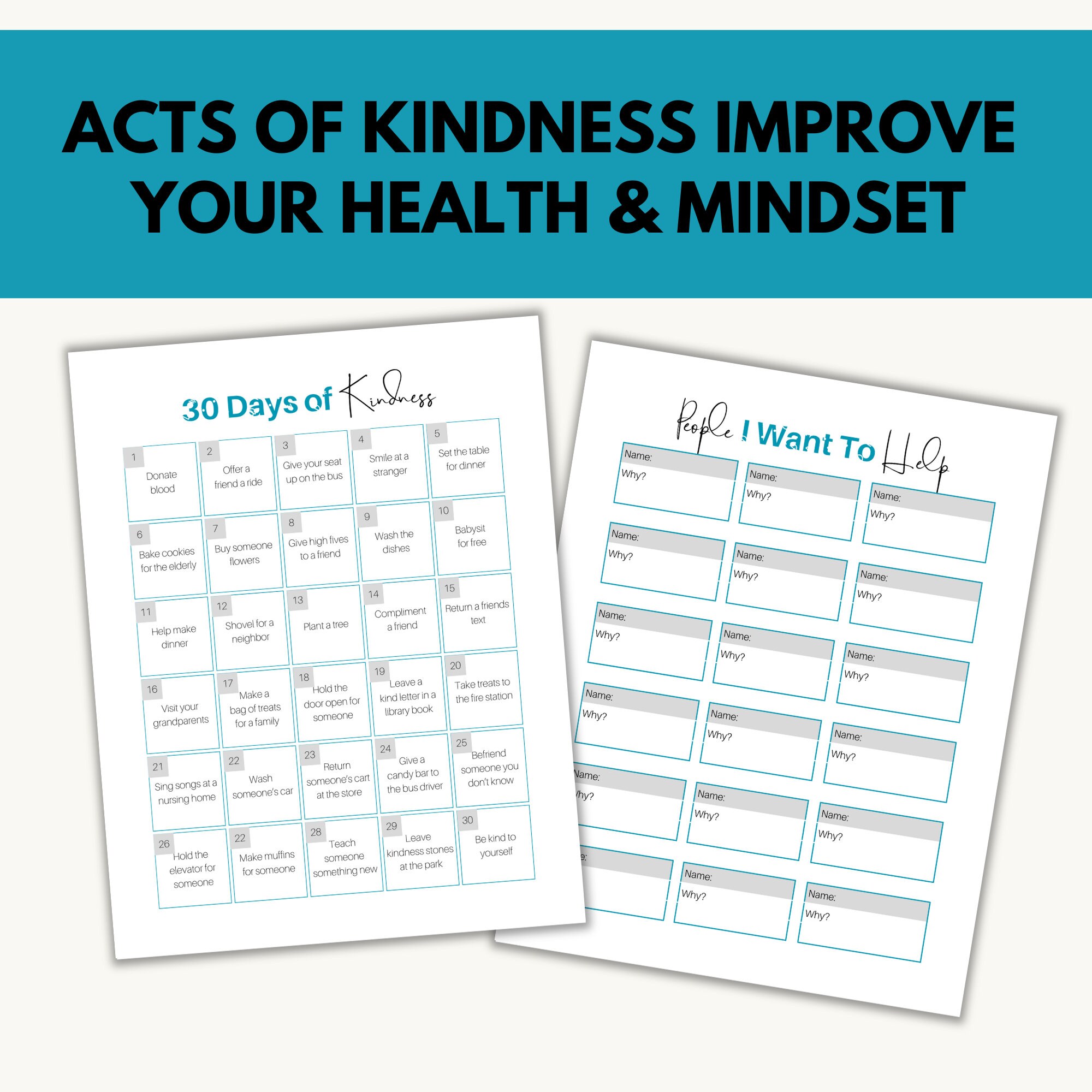 Growth Mindset Journal and Planner for Teens, Teenager Printable ...