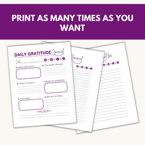 Kids Gratitude Journal Printable Create Your Own Journal - Etsy