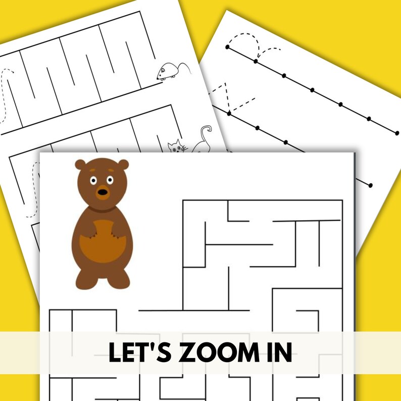 Preschool Worksheets, Preschool Activity Printable, Tracing for Kids ...