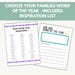 2025 Family Goal Setting Planner | Create Your Family Vision Board, Set ...