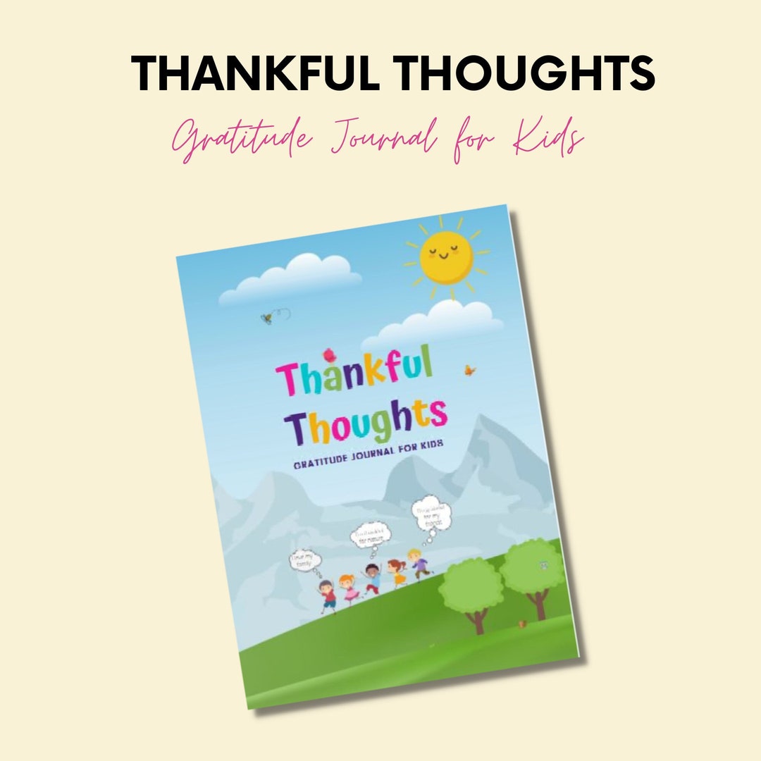 Gratitude Journal for Kids, Children's Journal, Kids Feelings Journal ...